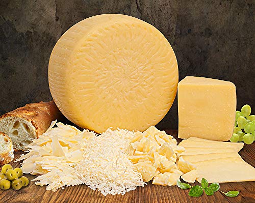 Rigatello am Stück 1,3kg Italienischer Hartkäse ganzer Laib mildes ...