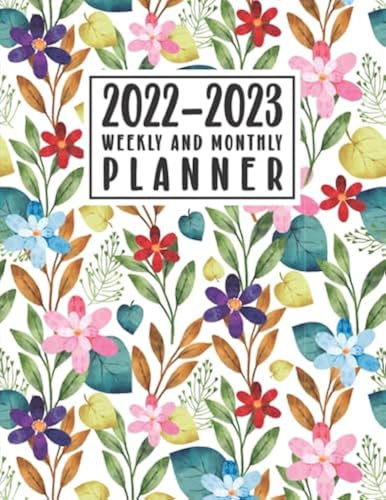 2022-2023 Weekly and Monthly Planner: 12 Months Year Planner July 2022 ...