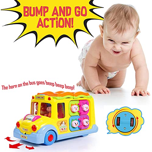 Intellectual school bus Activity Toy Vehicle with Music, Sounds, and ...