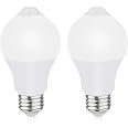 Motion Sensor Light Bulbs for Outdoor Indoor, 9W A19 Motion Detector ...