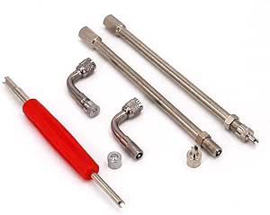 Amazon.com: UTSAUTO Dually Valve Stem Extenders 5Pcs,6" Straight Metal ...