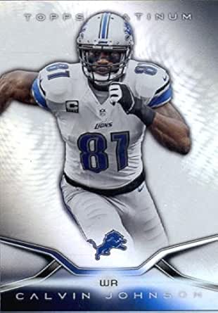 Amazon.com: 2014 Topps Platinum Football Card #28 Calvin Johnson ...
