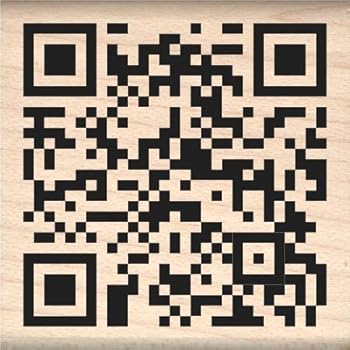 Amazon.com : QR Code Rubber Stamp - Custom QR Code Stamp : Office Products