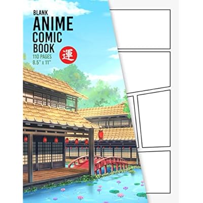 Buy Blank Anime Comic Book: Draw Your Own Manga & Anime Sketchbook ...