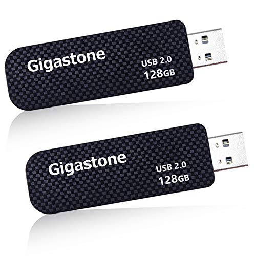 Mua Gigastone V30 128GB USB 2.0 Flash Drive 2-Pack, Capless Retractable ...