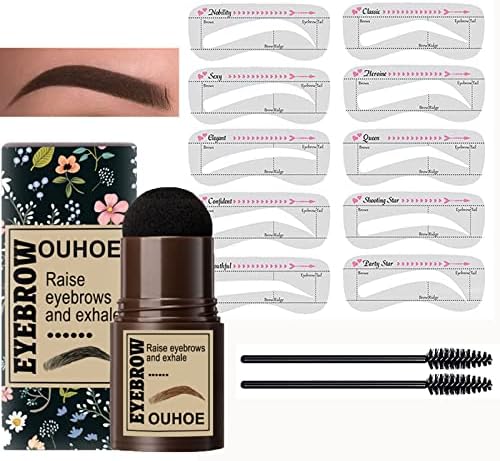 Pepisky Eyebrow Stamp Stencil Kit One Step Brow Stamp Shaping Kit Stamp