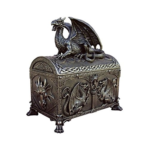 Amazon.com: Celtic Dragon Chest Statue SHIPS IMMEDIATLY !!: Home & Kitchen