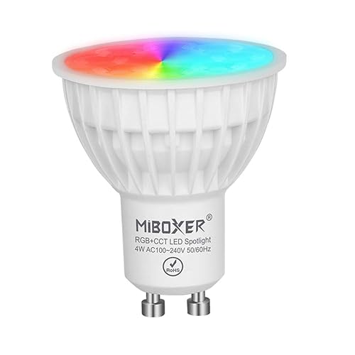 LGIDTECH FUT103 4W GU10 LED 2.4GHz Bulb Spotlight RGB+CCT Color ...