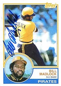 Bill Madlock Autographed 1983 Topps Card - Autographed Baseball Cards ...
