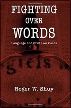 Amazon.com: Fighting over Words: Language and Civil Law Cases ...