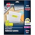 Amazon.com : Avery Printable Address Labels with Sure Feed, 1" x 2-5/8 ...