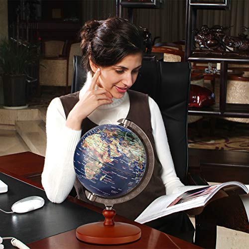 FUN GLOBE World Globe Desktop Education Geographic Interactive Earth ...