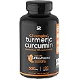 Amazon.com: Turmeric Curcumin C3 Complex 500mg, Enhanced with Black ...