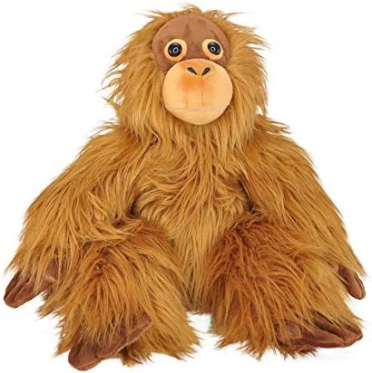 Endangered and Extinct Orangutan Plush Toy, HAIRY MONKEY, Perfect ...