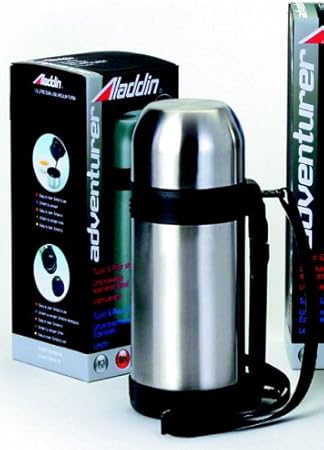 Aladdin Adventurer 1.2l Stainless Steel wide mouth flask: Amazon.co.uk ...