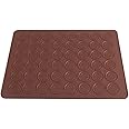 Amazon.com: Silicone Macaron Baking Mats, 48 Cavities Silicone Mold Sheet Mat Macaroon Cookies ...