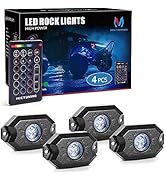 Amazon.com: MICTUNING 2nd-Gen RGB LED Rock Lights with Bluetooth ...