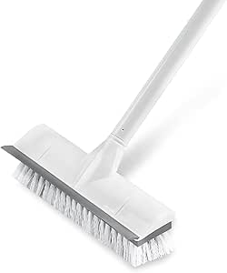 Amazon.com: BOOMJOY Floor Scrub Brush with Long Handle -50" Stiff Brush ...