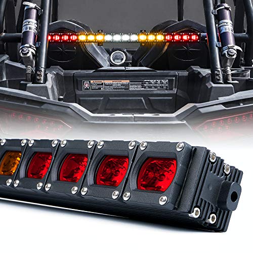 Xprite 30" UTV Rear Chase Strobe Light Bar, Heavy-Duty Offroad Safety ...