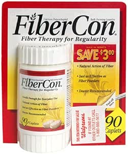 Amazon.com: Fibercon Fibercon - 90 Caplets : Health & Household