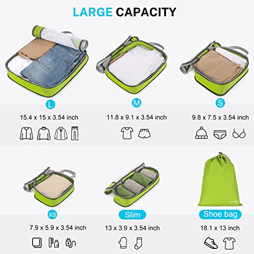 Gonex Slim Packing Cubes at Karen Medina blog