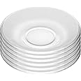Amazon.com | WHJY 6 pcs Clear Glass Plates, 4 inch Glass Plate Set ...