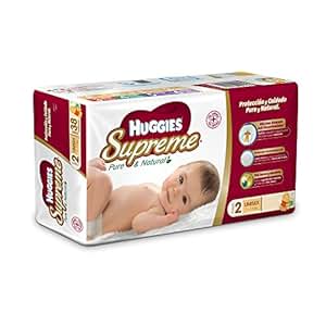 Huggies Supreme, Unisex, Etapa 2, 228 Pañales: Amazon.com.mx: Salud ...