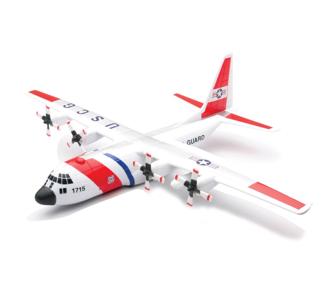 New Ray Model Kit Lockheed C-130 Hercules Transport Aircraft White and ...