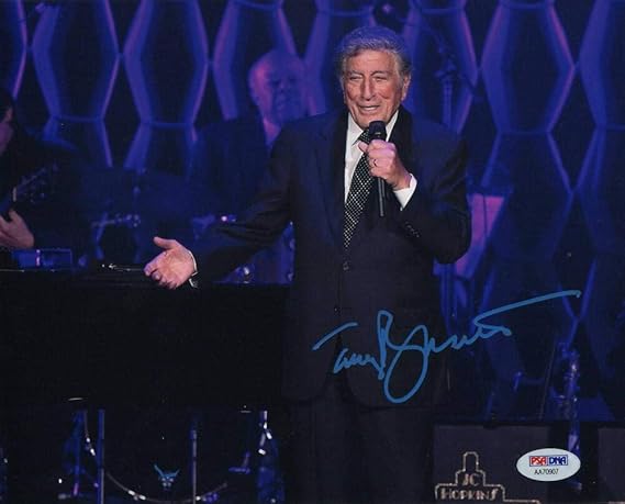 TONY BENNETT SIGNED AUTOGRAPH 8X10 PHOTO - LEGENDARY RAGS TO RICHES ...