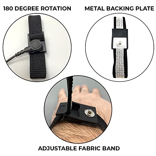 Static Care ESD Compliant Mat Workstation Kit - 16"x24"x.060", Wrist ...