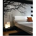 Amazon.com: Stickerbrand Nature Vinyl Wall Art Tree Top Branches Wall ...
