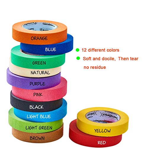Colored Masking Tape 1 Inch