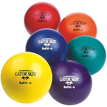 Amazon.com : S&S Worldwide 8" Gator Skin® Special Foam Balls (Set of 6 ...
