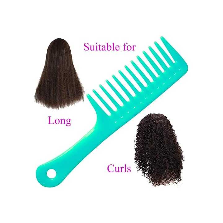 Wide Tooth Comb for Curly Hair,Long Hair,Wet Hair,Detangling Comb Large ...