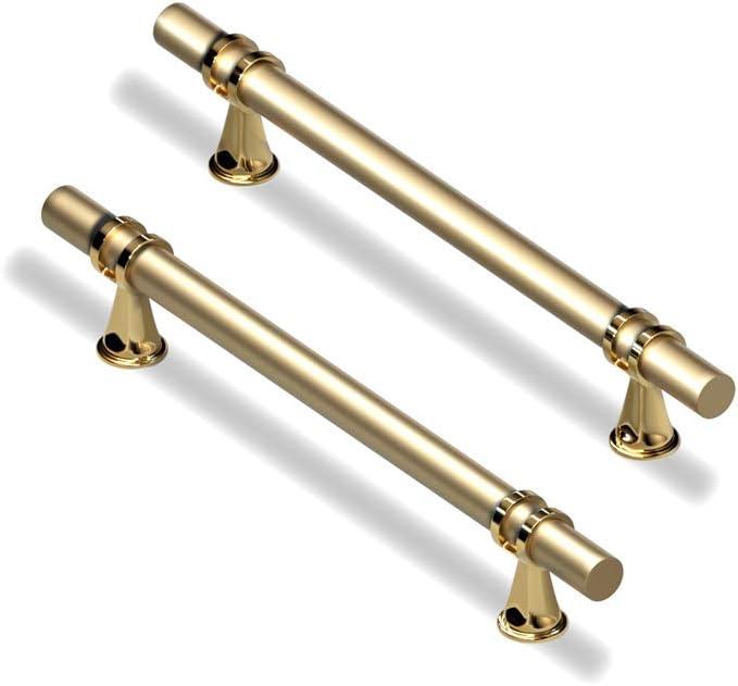 BUHO1991 5PCS 160mm Kitchen Wardrobe Handles with Screws Zinc Alloy ...