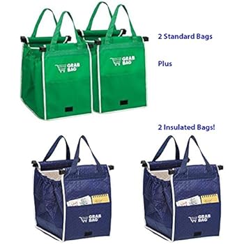 Amazon.com: Original Insulated Grab Bag Hot or Cold Reusable Grocery ...