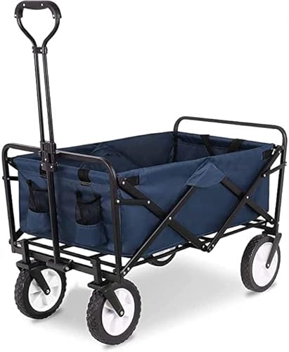 A cart with adjustable handles that folds into a lightweight outdoor ...