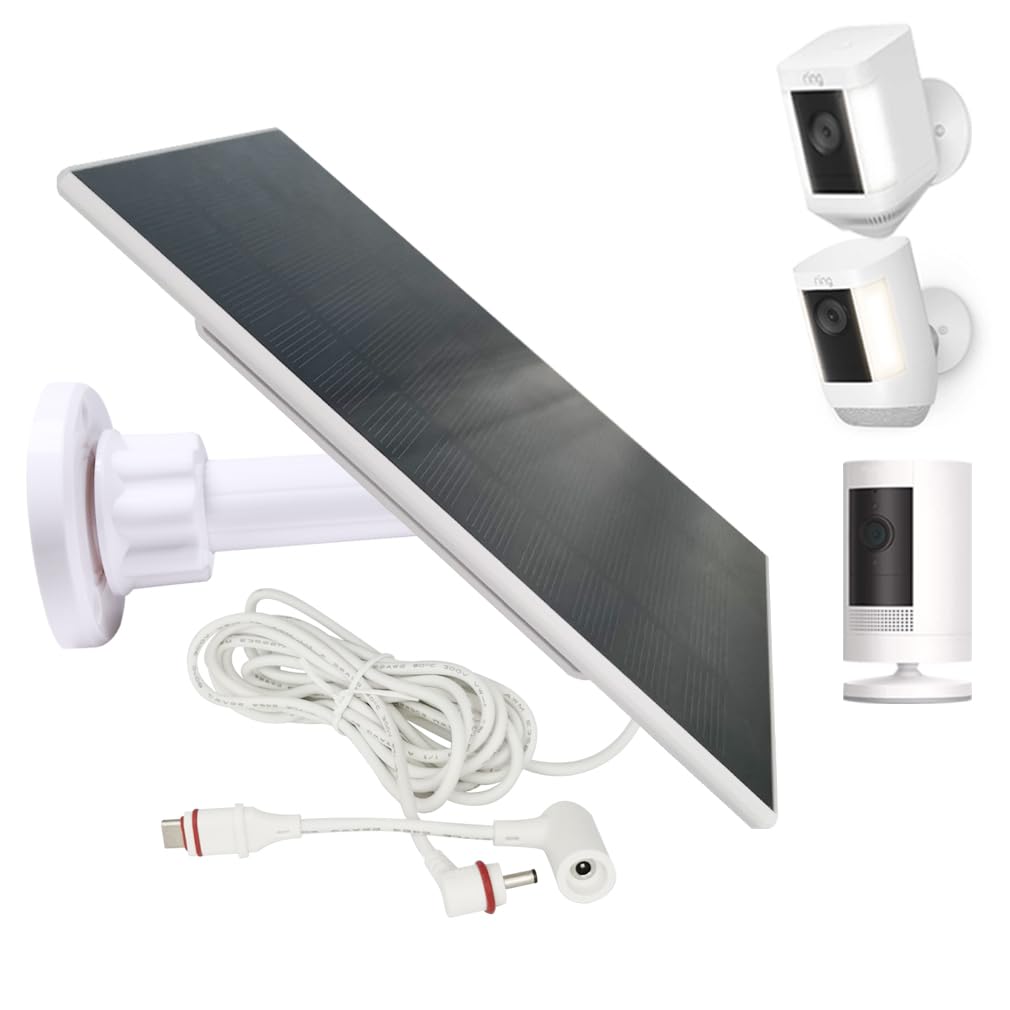 SKYWORLD Ring Camera Solar Panel, Ring Solar Panel Charger Compatible ...