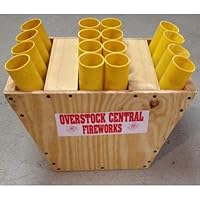 Amazon.com: 16 Shot Fireworks Fan Rack With 1.75" Fiberglass Mortar ...