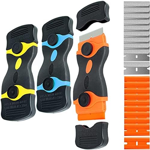 Holomall 3 Pack Multi-Purpose Double Edge Razor Blade Scraper Set with ...