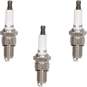 Amazon.com : SaferCCTV 3pcs Spark Plugs F6RTC Compatible with GCV160, GCV190 Lawn Mower Spark ...
