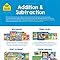 School Zone - Addition & Subtraction Workbook - 64 Pages, Ages 6 to 8 ...
