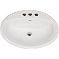 American Standard 0476028.020 Aqualyn Countertop Sink, White - Bathroom ...