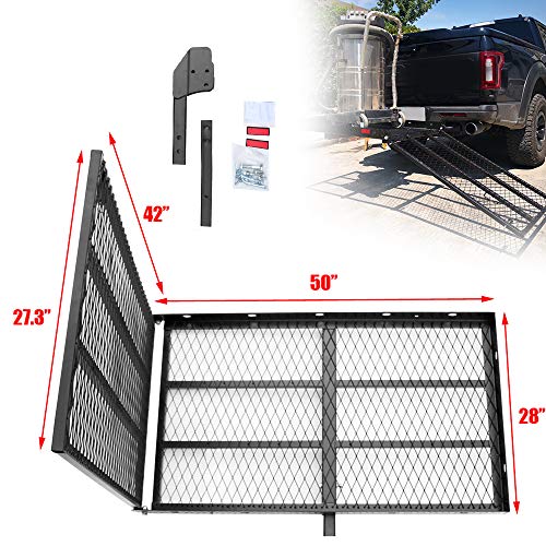 Oklead 500 Lbs Heavy Duty Hitch Mount Cargo Carrier at Jill Ford blog