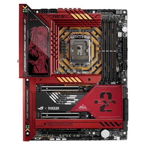 ASUS ROG Maximus Z790 Hero EVA-02 Edition LGA 1700(Intel® 13th &12th Gen) ATX Gaming Motherboard ...