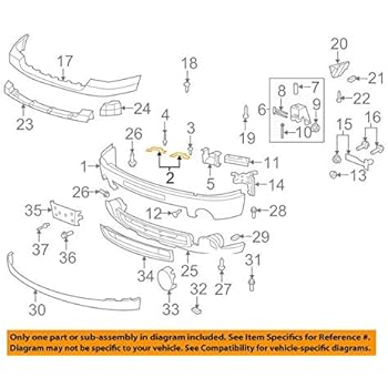 Amazon.com: Genuine GM 20966182 Bumper Impact Bar Bracket, Front ...
