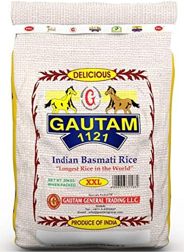 Gautam Basmati Rice XXL (20KG) price in UAE | Amazon UAE | supermarket ...