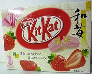 Amazon.com : Nestle Kitkat Strawberry (Wa-Ichigo) : Candy And Chocolate ...