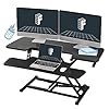 FLEXISPOT Sit to Stand up Desk Riser 42in Standing Desk Converter ...