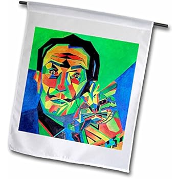 Amazon.com : 3dRose fl_18275_1 Salvador Dali Abstract Garden Flag, 12 ...